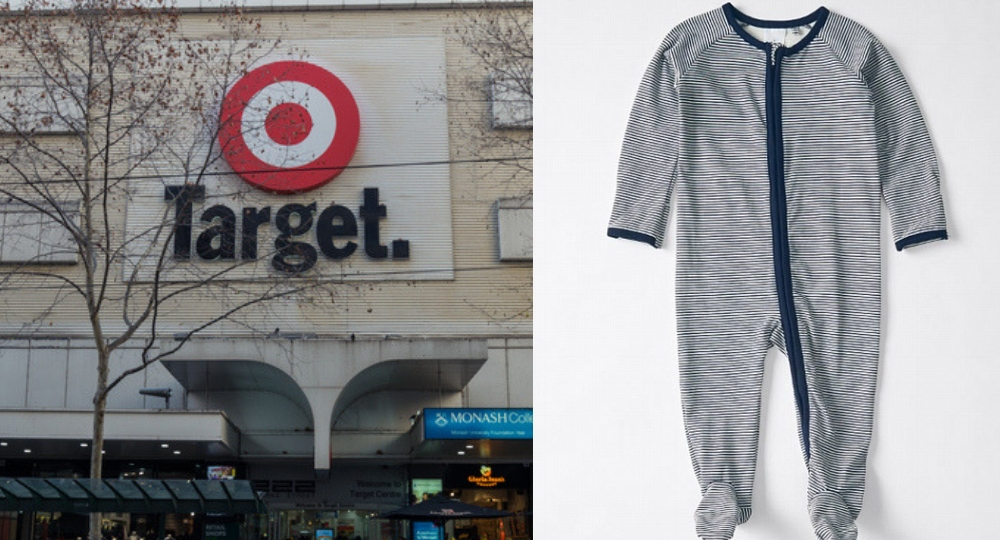 Target have issued an urgent recall over a $10 baby onesie that may ...