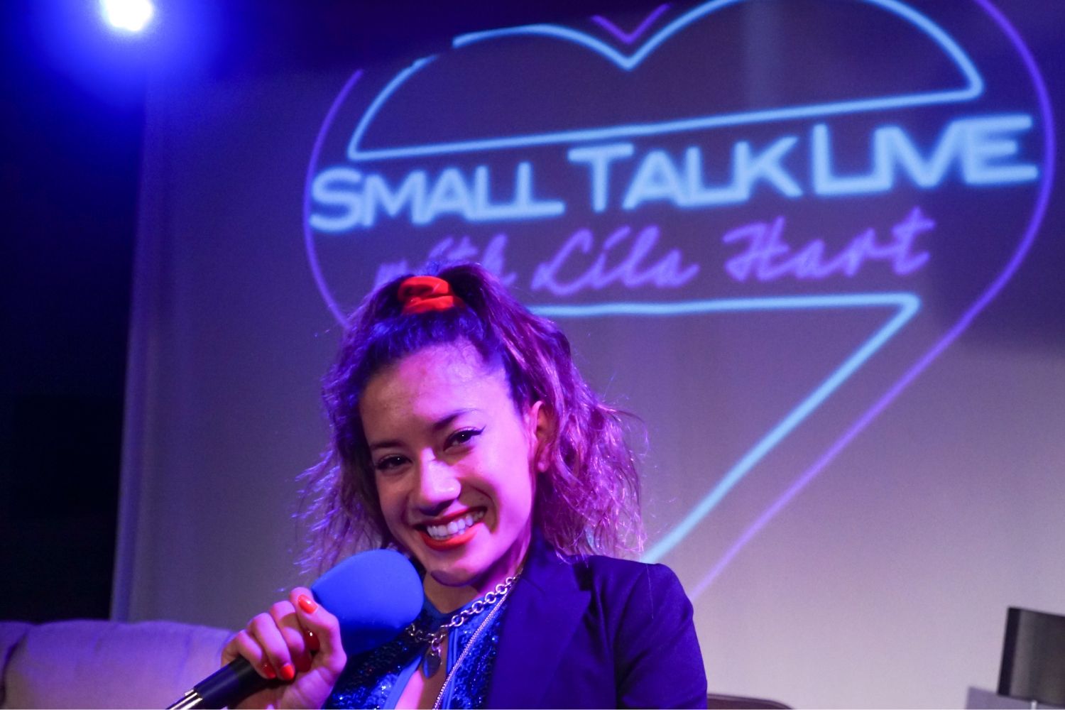 Standing as tall as a parking metre, this aspiring comedian has the ...