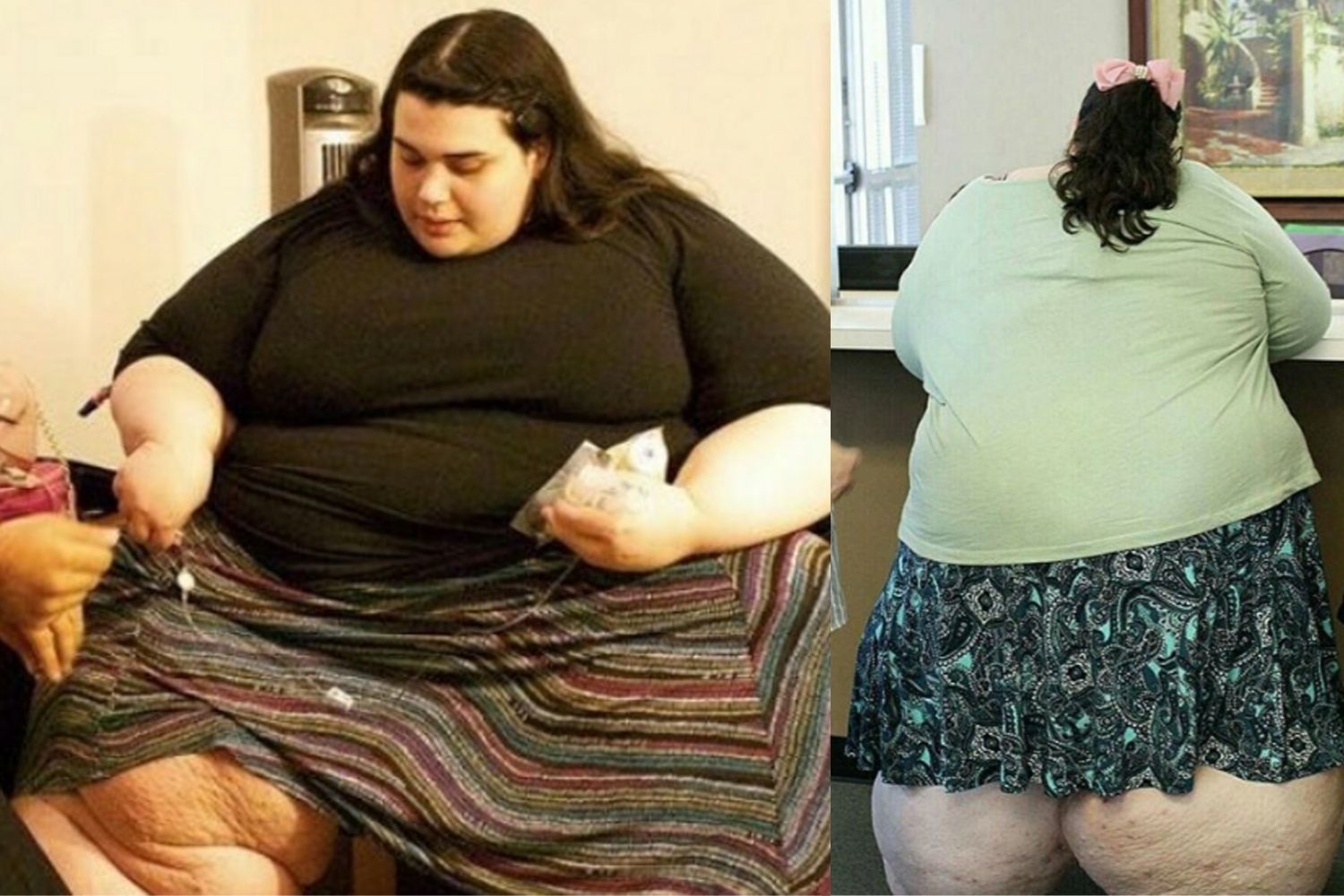 At 24-years-old Amber Rachdi weighed nearly 300kilos - five years on ...