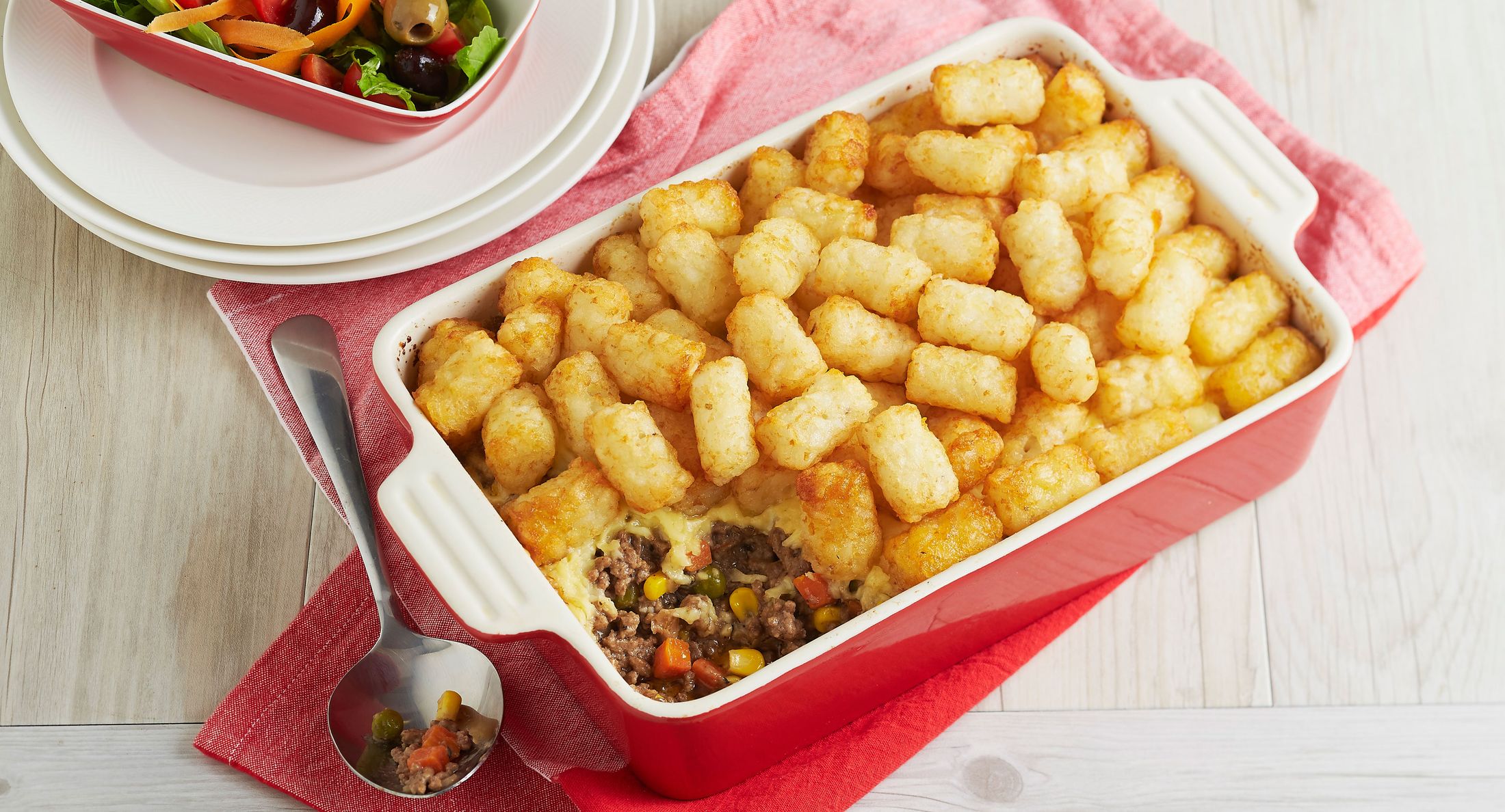 Cheesy mince & potato gem bake | that's life!