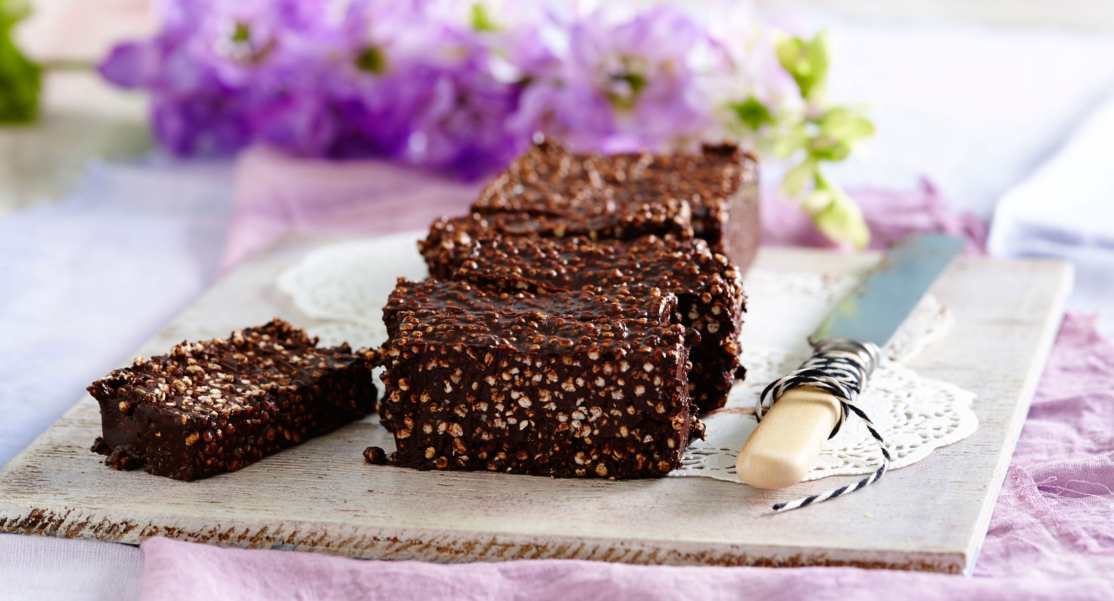 Quinoa & Chocolate Crunch Slice | that's life!