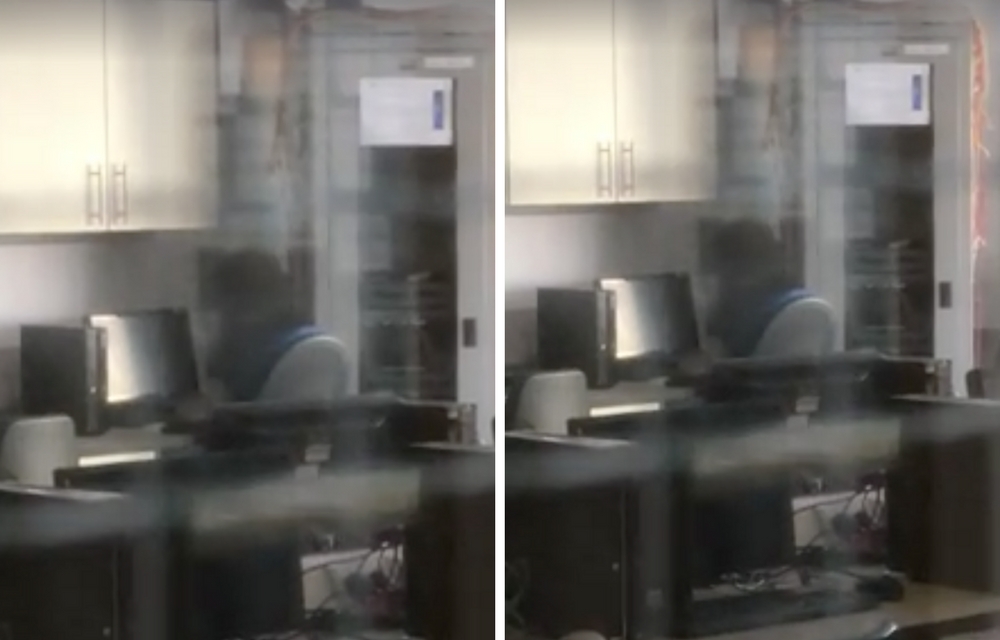 Creepy video of ‘ghost student’ at computer has school freaking out ...